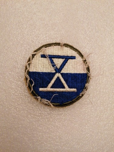 Patch Armee us 10th ARMY CORPS ww2 original | eBay