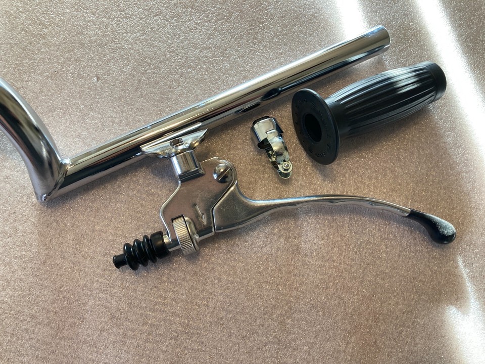 Cafe Racer Handlebars & Controls Levers Grips Throttle Kill Switch | eBay