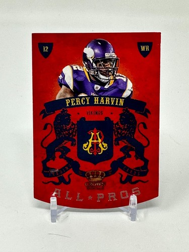 2010 Crown Royale Football Percy Harvin All-Pro Die-Cut Card #15 | eBay