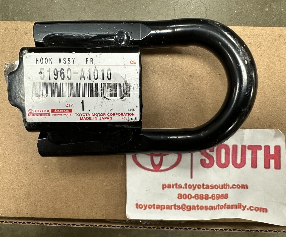 2024-2025 TOYOTA TACOMA OEM BOLT ON FRONT BLACK TOW HOOK WITH BOLTS | eBay