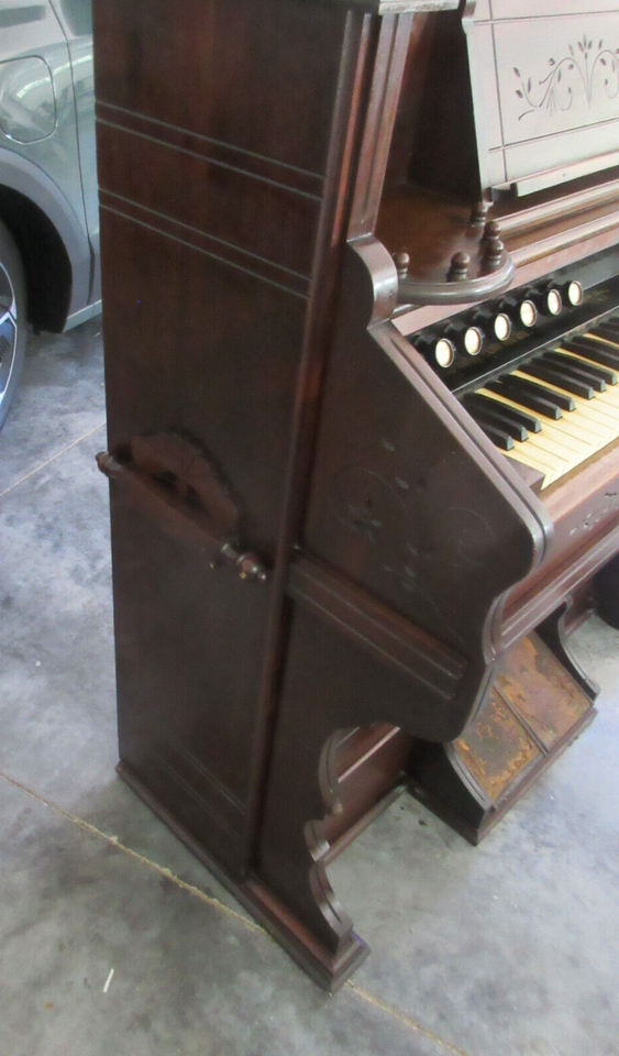 mid 1800's Smith American Organ Company Fully Functional Ornate Pump ...