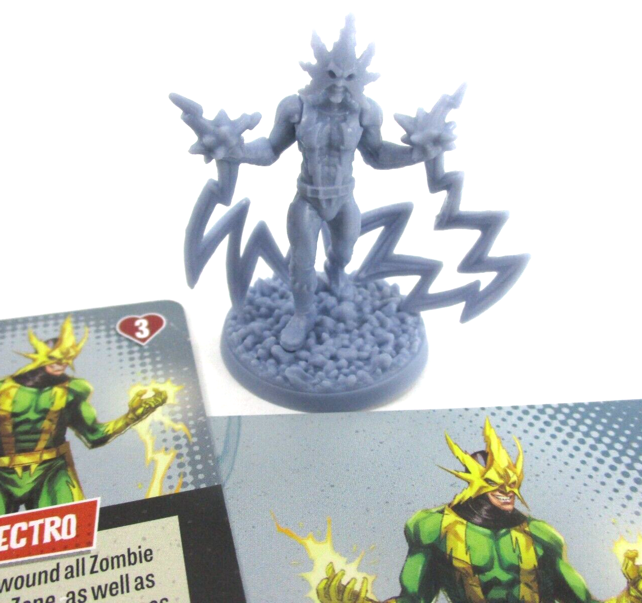 ZOMBICIDE: Marvel Zombies ELECTRO Super Hero Mini & Cards NEW!! | eBay