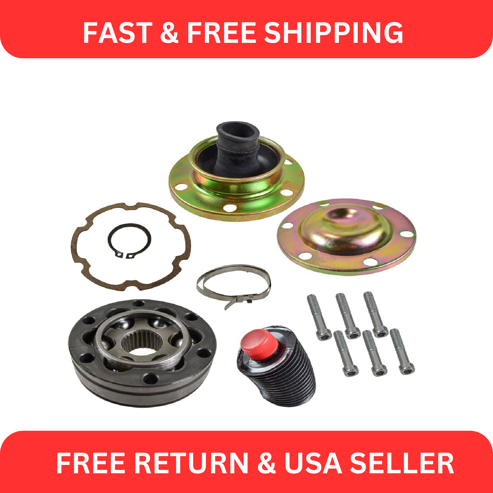 Front Driveshaft Rear CV Joint Rebuild Kit for Jeep Liberty | eBay