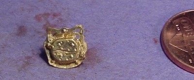 HO/HOn3 BRASS STEAM LOCOMOTIVE CLAM SHELL FIREBOX DOOR WISEMAN BACK ...