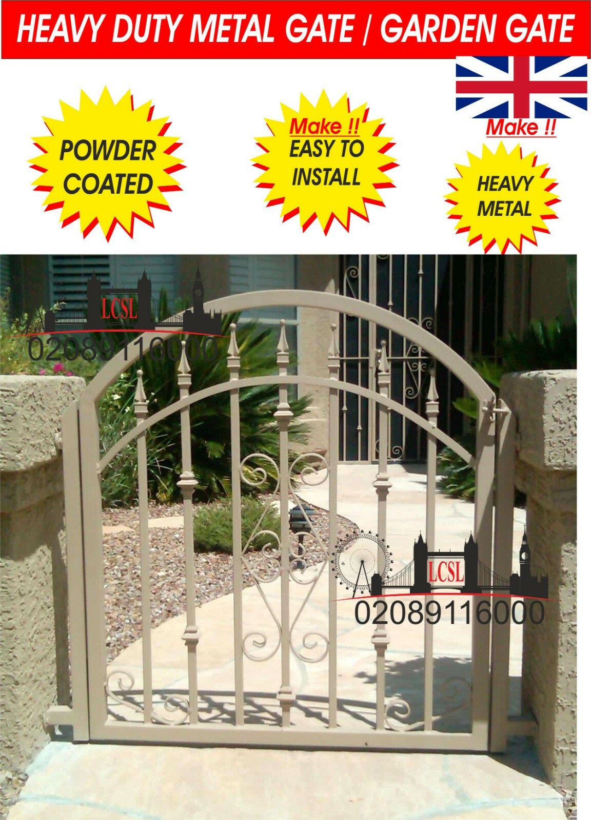 METAL GATE / WROUGHT IRON GATE / GATE. METAL GARDEN SIDE GATE DESIGN ...
