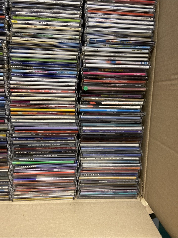 Approx 240x CD SINGLES BUNDLE JOBLOT Bobby Brown Billy Ray Eternal ...