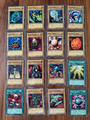 Yu-Gi-Oh! Legend of Blue Eyes LOB 1st Edition Common Lot (16 Cards ...