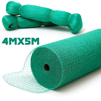 Garden Netting Mesh 4m x 5m – Green Plant Cover, Grass Seed Protector ...