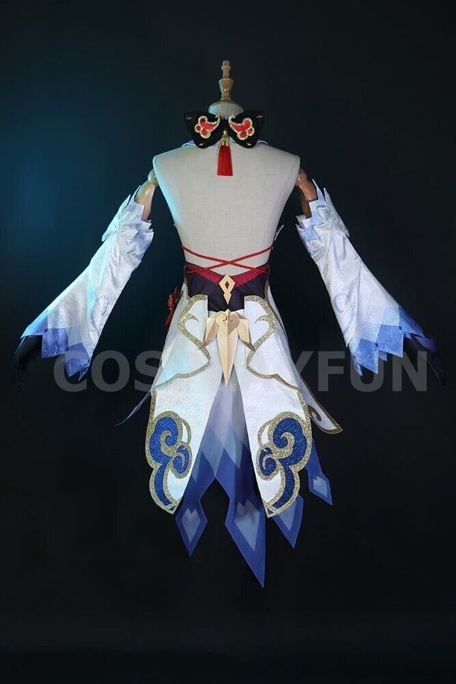 Aninme Genshin Impact Ganyu Costume Cosplay Dress Ver 1 Handmade ...