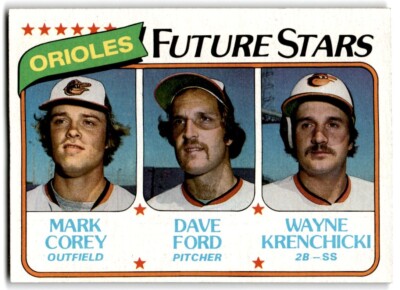 1980 Topps Future Stars - Mark Corey/Dave Ford/Wayne Krenchicki RC ...