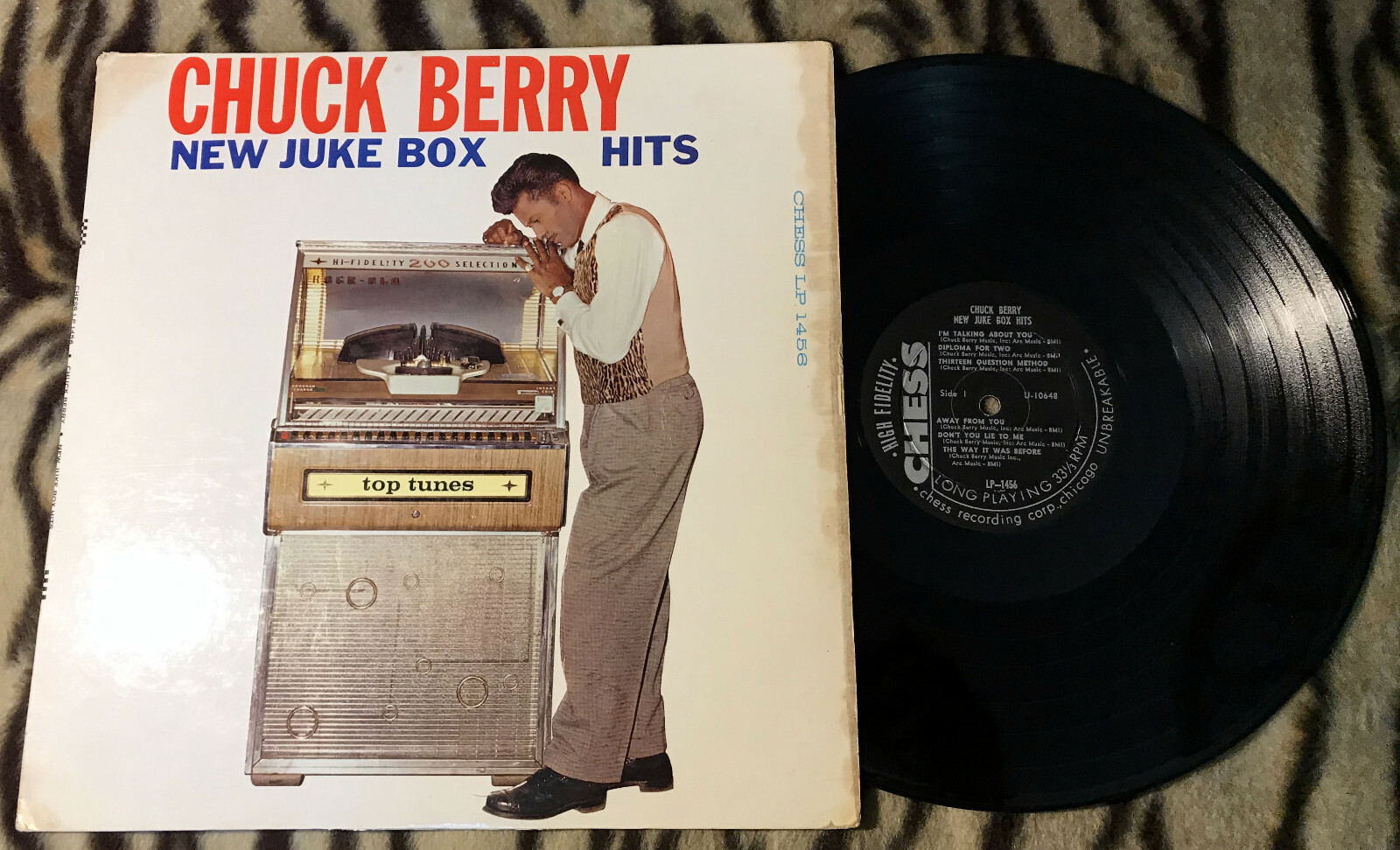 CHUCK BERRY ♫ NEW JUKE BOX HITS ♫ MEGA RARE 1961 VG 1st PRESSING! CHESS ...