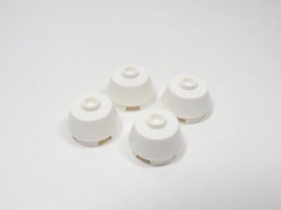 LEGO 4 White 2x2 Round Bricks w/ Stud on Top J10 | eBay