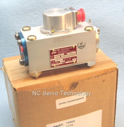New Parker Abex 425-2075 P/N 74004 Jet-Pipe Servo Valve w/12 Month ...