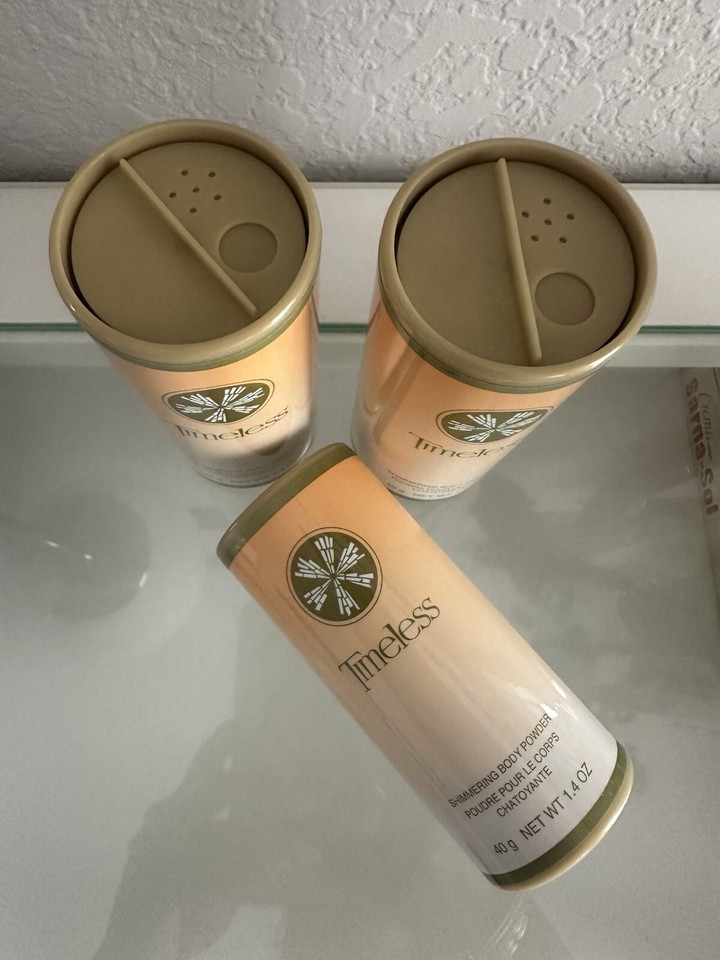 3 Timeless shimmering body powder Avon 40 g 1.4 oz. New | eBay