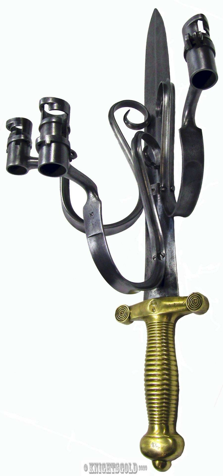 Antique French Sconce Candelabra Glaive M1816 Sword M1777 Socket ...