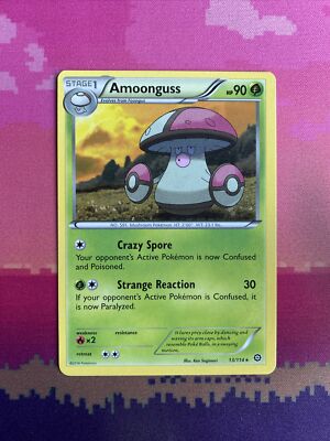 Pokemon Card Amoonguss Steam Siege Rare 13/114 Near Mint | eBay Australia