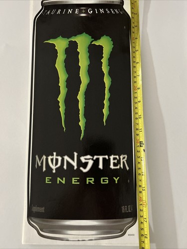 Monster Energy Drink Sticker Large 18"x 7” | eBay