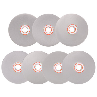Diamond Flat Lap Disc Set 4" x 5/8" Arbor 600/1000/1200/1500/2000/2500 ...