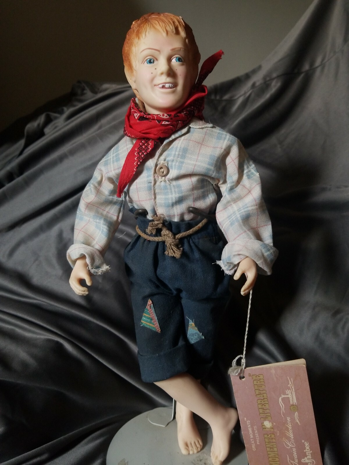 Effanbee Collectors Doll "HUCK FINN" #7632 Mark Twain Estate Purchase ...