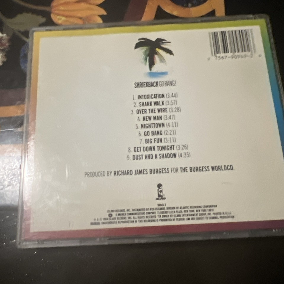 Shriekback CD Go Bang Island 7 90949-2 Dave Allen Barry Andrews XTC ...