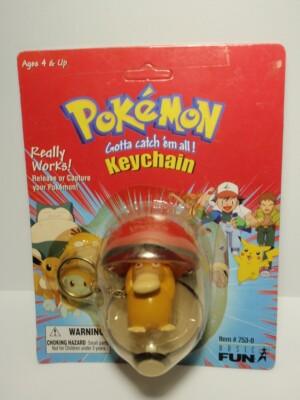 Basic Fun Pokemon #54 Psyduck Pokeball Keychain | eBay