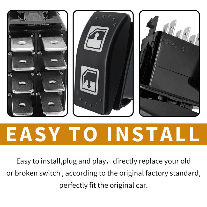 LH Left 3 Power Window Switch 710004979 for Can-Am Defender HD8 HD10 ...