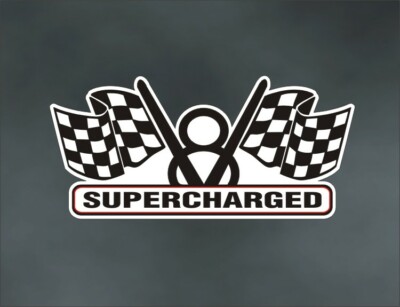 SUPERCHARGED engine decal for blower blown gmc 471 671 871 muscle or ...