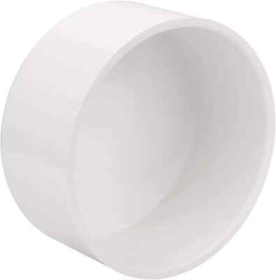 6" PVC Pipe End Cap Fitting Schedule 40 Furniture Grade PVC Pipe End ...