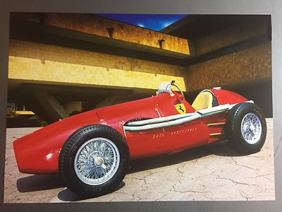 1952 Ferrari 500 F2 Formula 1 Race Car Print Picture Poster RARE ...