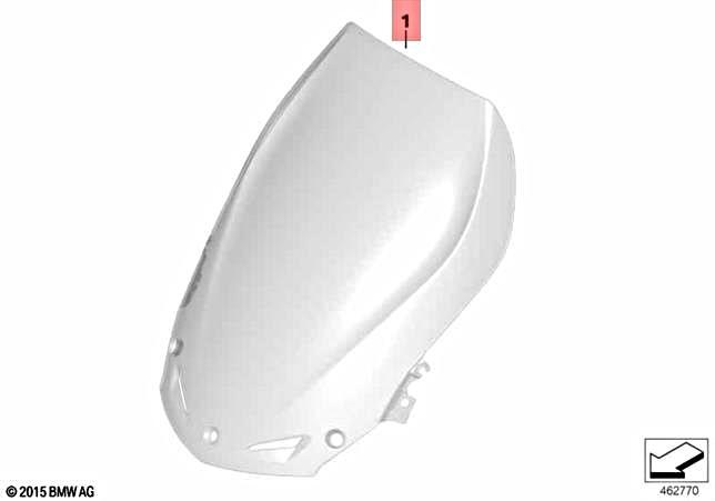 New Genuine BMW Windscreen (High) - F800GT (K71) - 46638559918 | eBay