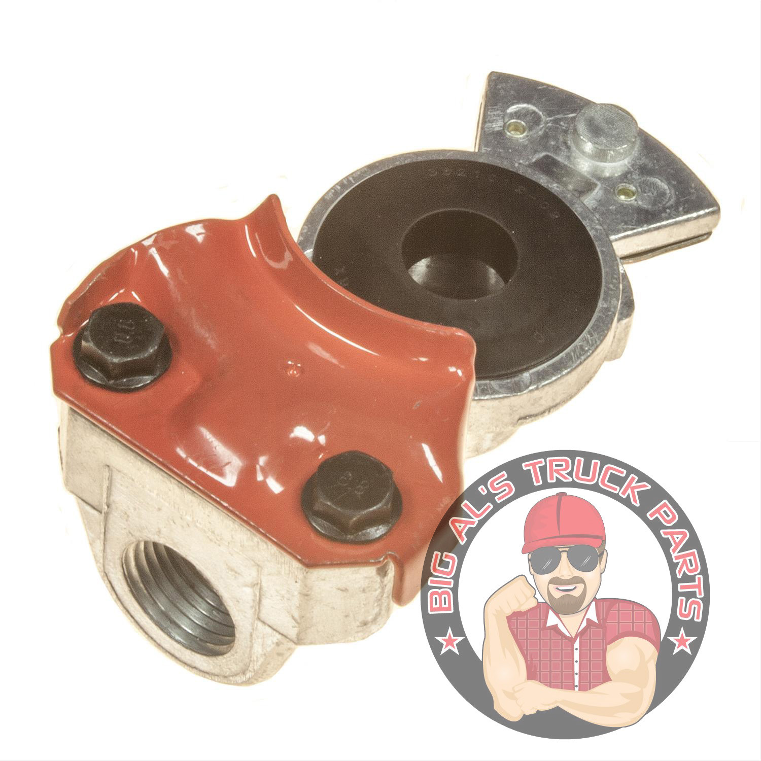 World American Aluminum Emergency Gladhand Glad Hand 1/2" - Red ...