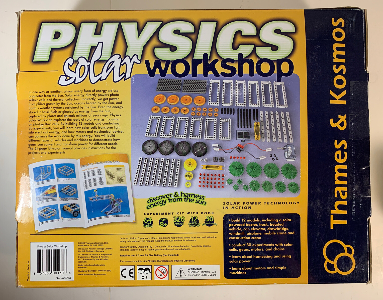 Thames & Kosmos Physics Solar Workshop Science Experiment Kit & Book ...