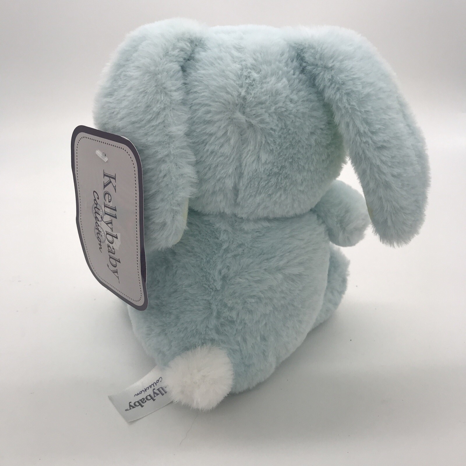 Kellytoy 7" Blue Bunny Rabbit Polka Dot Ears Baby Rattle 2020 Kellybaby ...