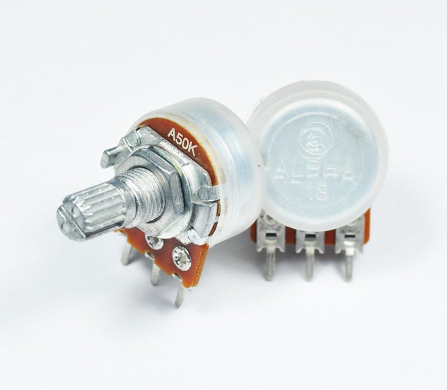 Alpha 50k Ohm Snap in Pot Potentiometer A50K A50K for sale online | eBay