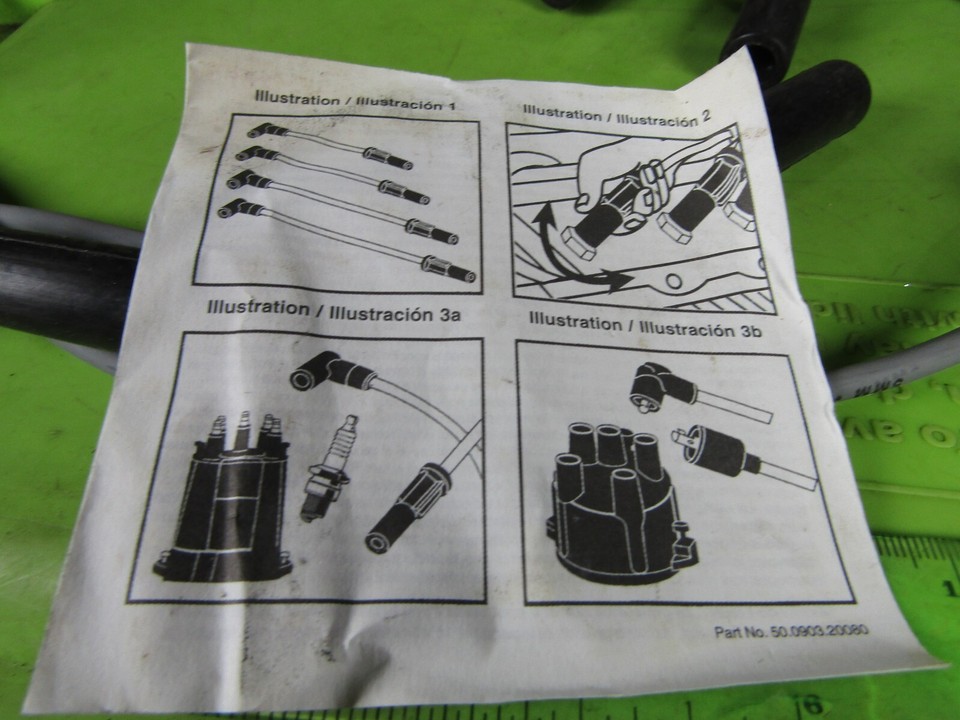 Omni Spark Omnispark Plug Wire Set p/n 9344 Toyota Scion 6 cylinder NOS ...