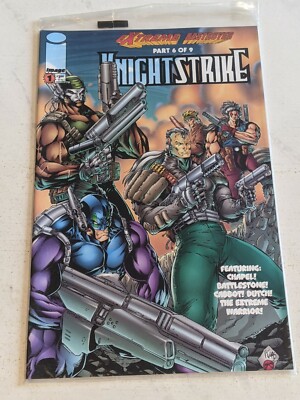 Knightstrike #1 January 1996 Image Comics SEALED IN BAG W/ CARD | eBay
