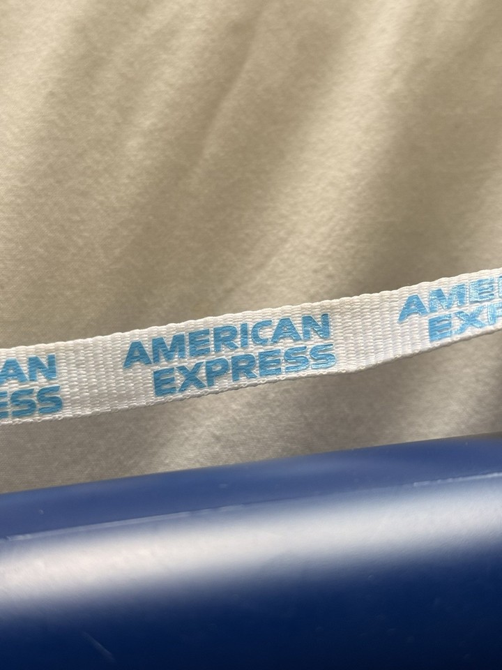 American Express AMEX Official Genuine Water Bottle Blue Credit Card ...