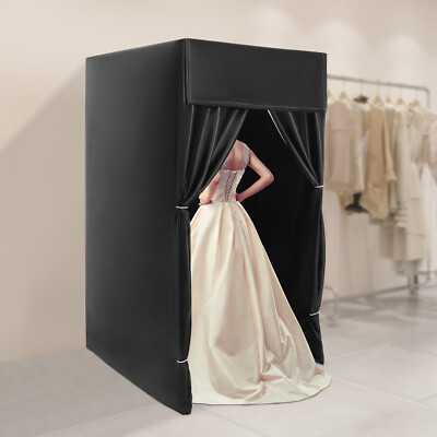 Portable Clothing Store Fitting Room Foldable Changing Room Dressing ...