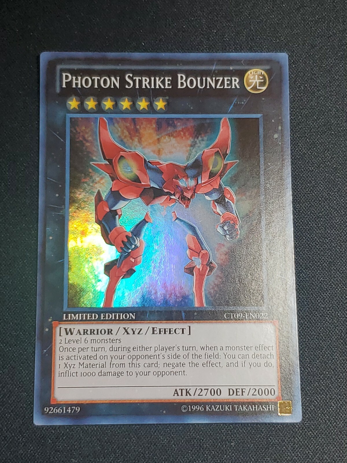 Yu-Gi-Oh! TCG Photon Strike Bounzer 2012 Collectors Tins CT09-EN022 Limited Super Rare for sale ...