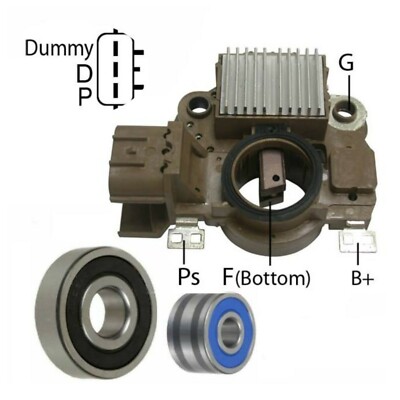 Alternator Rebuild Kit for 2011-2014 Mazda 2 A002TG1391ZC, A002TG1391 ...