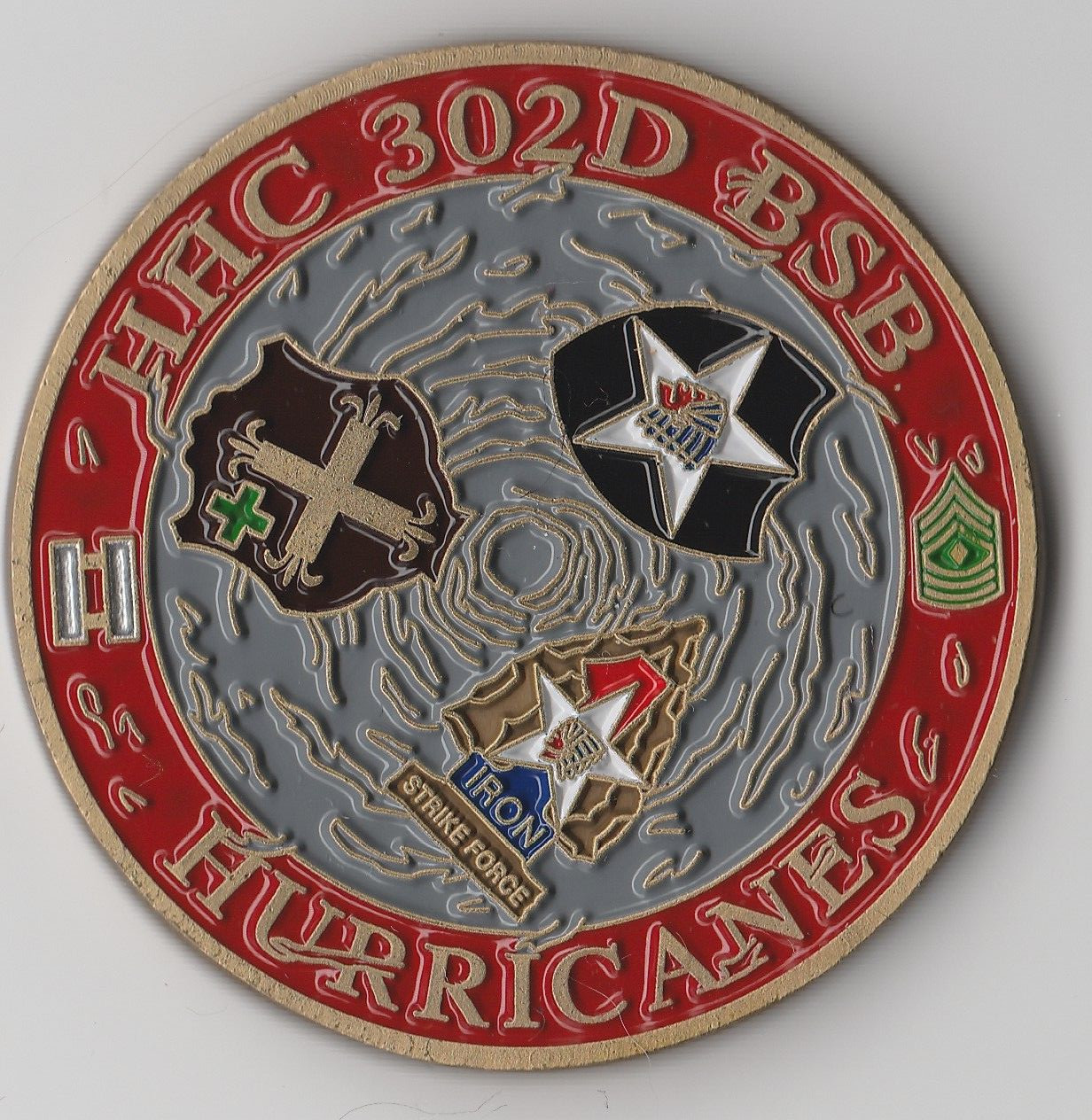 HHC 302d BSB Hurricanes Challenge Coin 2 " DIA | eBay