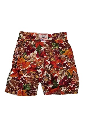 Birdwell Beach Britches Board Shorts Fall Leaf Floral Made USA Boys ...