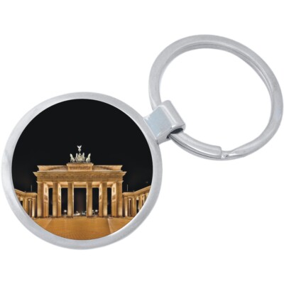 Brandenburg Gate Germany Keychain - Includes 1.25 Inch Loop for Keys or ...