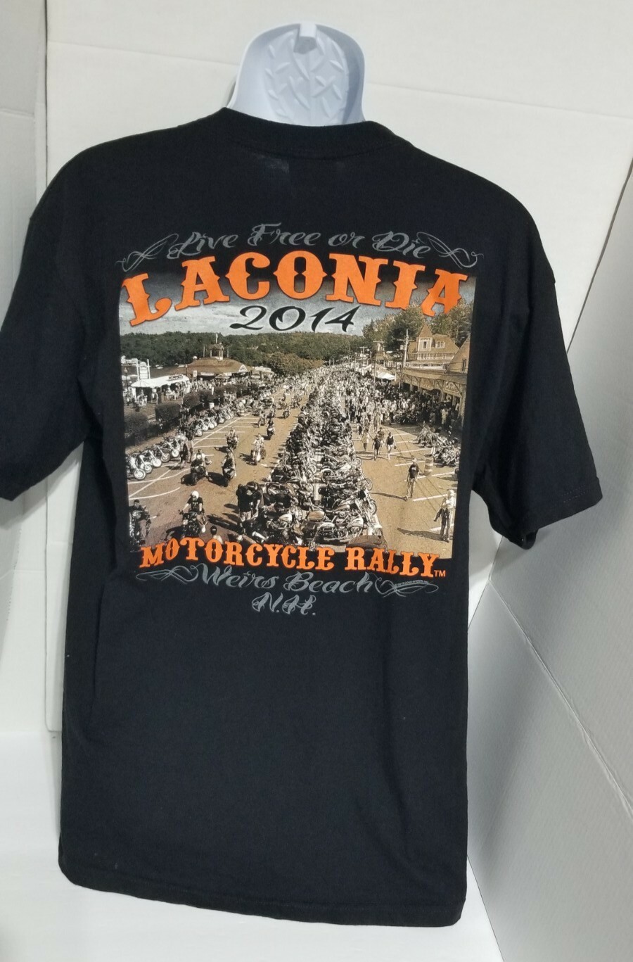 2014 Laconia NH Bike Motorcycle Rally Double Sided Bi… - Gem