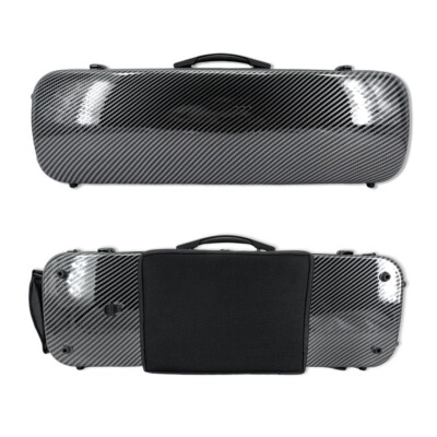 4/4 Violin Case Full Size Carbon Fiber Violin Box Carry Violin Protect ...