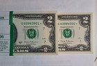 CONSECUTIVE $2 BILL UNCIRCULATED⭐️STAR NOTE⭐️. G BLOCK 2 STAR NOTES FOR ...