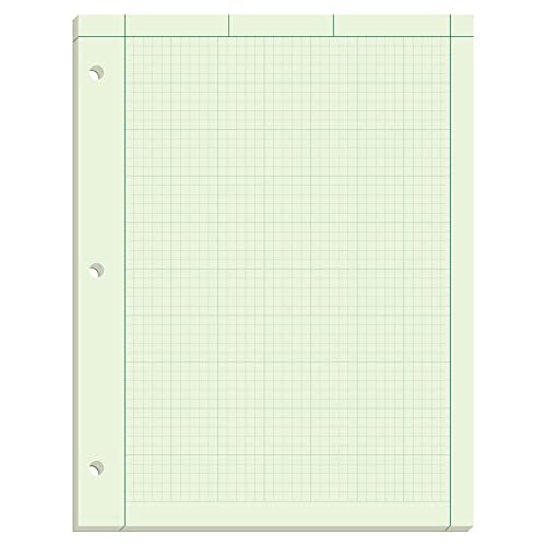 Engineering Computation Pad Glue Top Graph Rule On Back Green Tint ...
