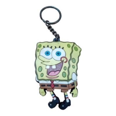 2002 Nickelodeon 2.5 Inch SpongeBob SquarePants Key Chain Stephen ...