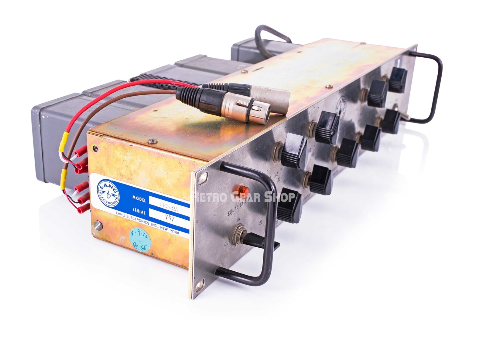 Lang Electronics Inc PEQ-2 Program Equalizer PEQ2 Analog EQ Rare ...