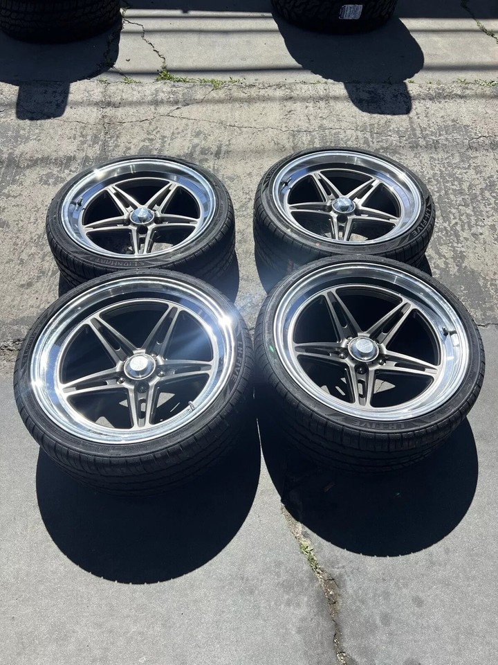 20x8.5 20x10 AMERICAN RACING VN514 GROOVE WHEELS RIM TIRES CAMARO ...